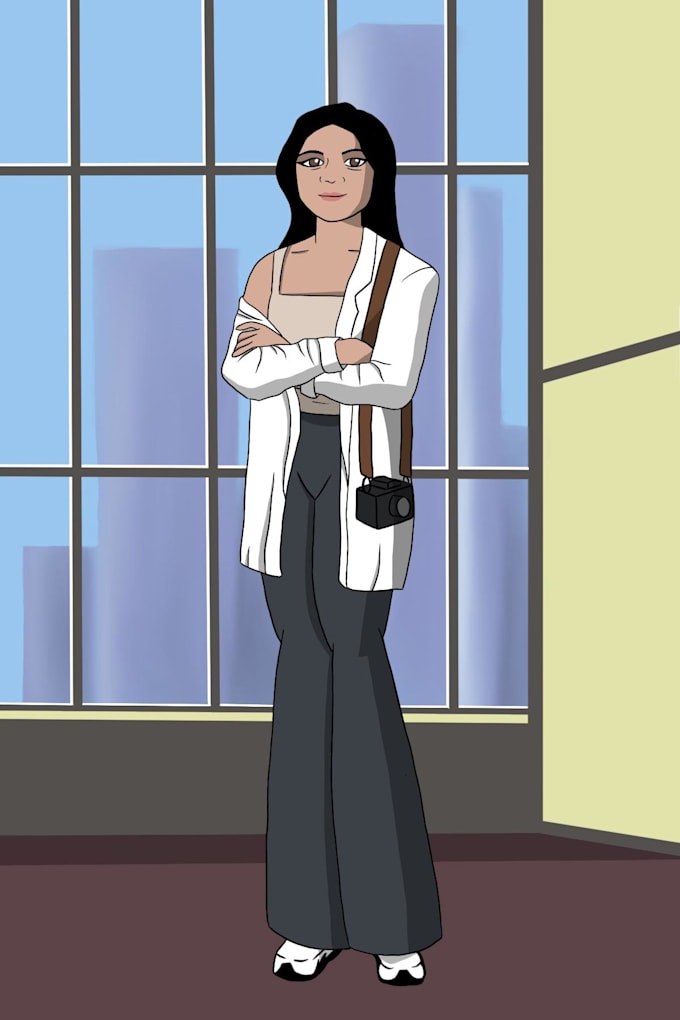 Draw a portrait of you in dc animated style by Lpasdesign | Fiverr