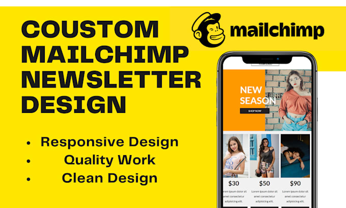 Design your mailchimp newsletter template by Shawal_shahi | Fiverr
