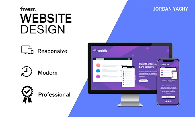 Do website design and development by Jordanyachy | Fiverr