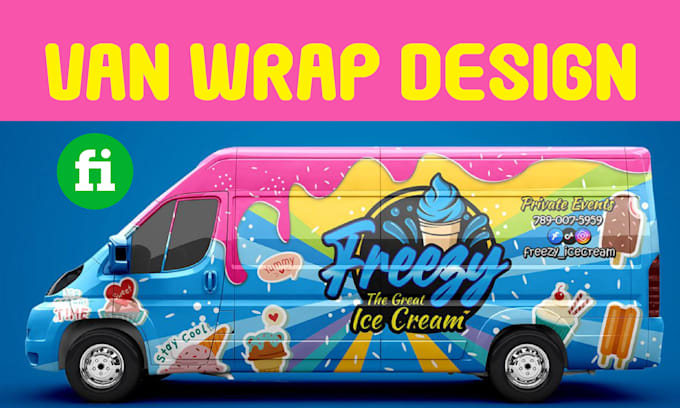 Do professional vehicle wrap, car wrap, van wrap, and lorry wrap design ...