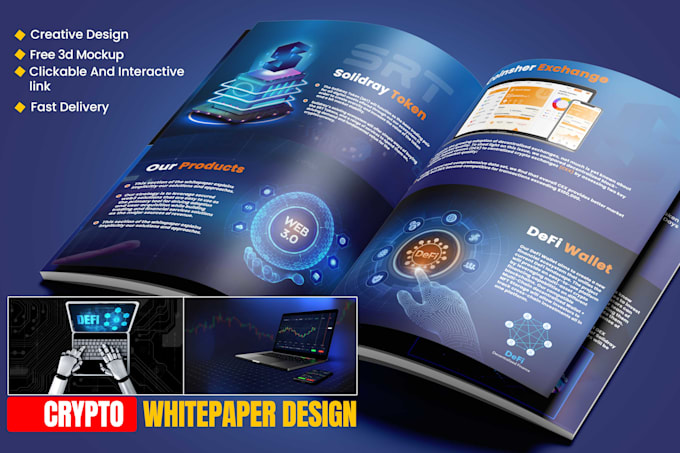 Design white paper for nft, crypto, blockchain, by Murali235 | Fiverr