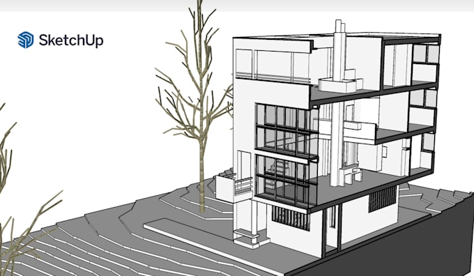 Do Architectural Sketchup 3d Modeling By Marioleyva Fiverr