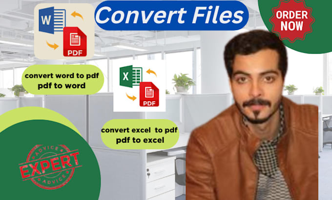 Convert your files in pdf , jpg , word , excel by Ammarzahoor721 | Fiverr