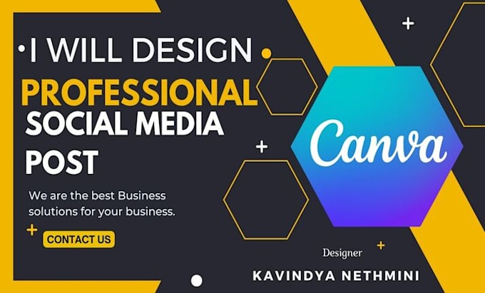 Design professional social media posts by Kavindya7 | Fiverr
