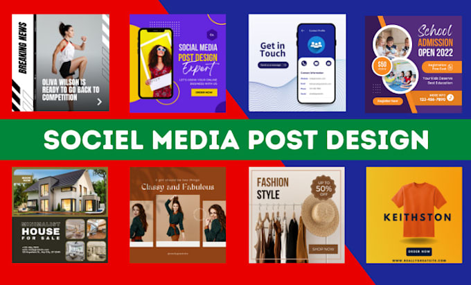 Design facebook post, instagram post, social media post ads by Umer671 ...