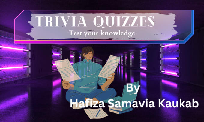 Create custom trivia questions, mcqs, and surveys by Samaviakaukab | Fiverr Create custom trivia questions, mcqs, and surveys by Samaviakaukab | Fiverr