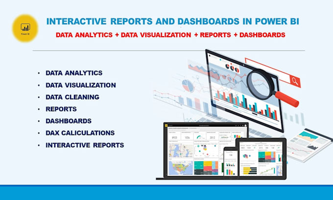 Build insightful power bi reports and dashboards by Praneeth_raj_a | Fiverr
