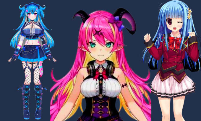 Draw 2d vtuber model rig live2d, rig 2d vtuber, vrchat avatar, facerig ... Draw 2d vtuber model rig live2d, rig 2d vtuber, vrchat avatar, facerig ...
