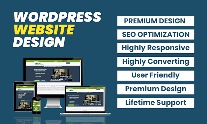 Responsive wordpress website design in 24 hours by Hrcreative10 | Fiverr