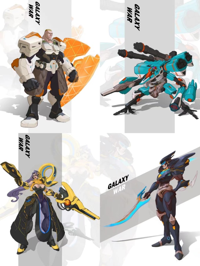 Do professional concept art and game characters design by Jade7wang ...