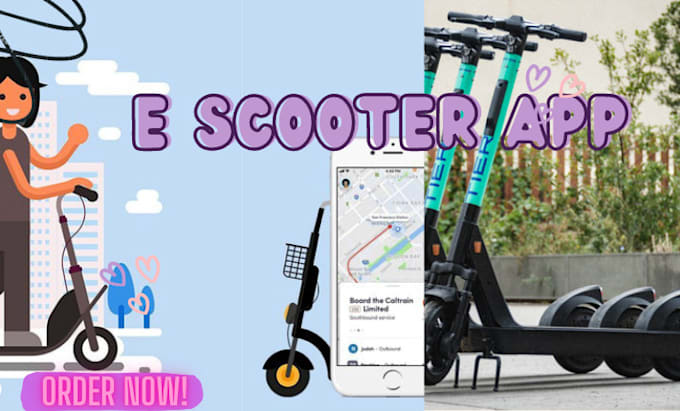Create an app on demand electric scooters, bike sharing and scooter ...