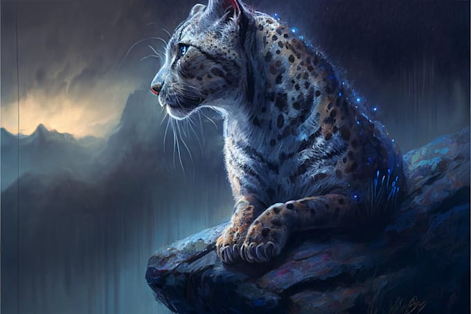 Draw a beautiful animal illustration in my own style by Richard_von ...