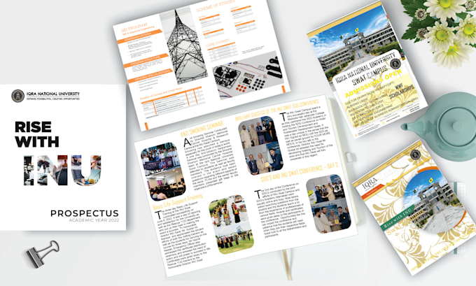 Design prospectus, magazine, catalog, newsletter, book cover by ...