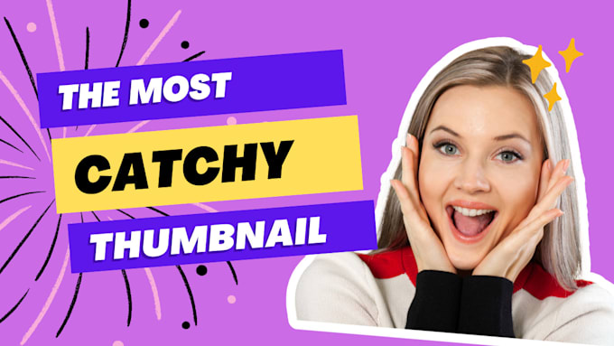 Create catchy thumbnail for you by Sharvisha | Fiverr