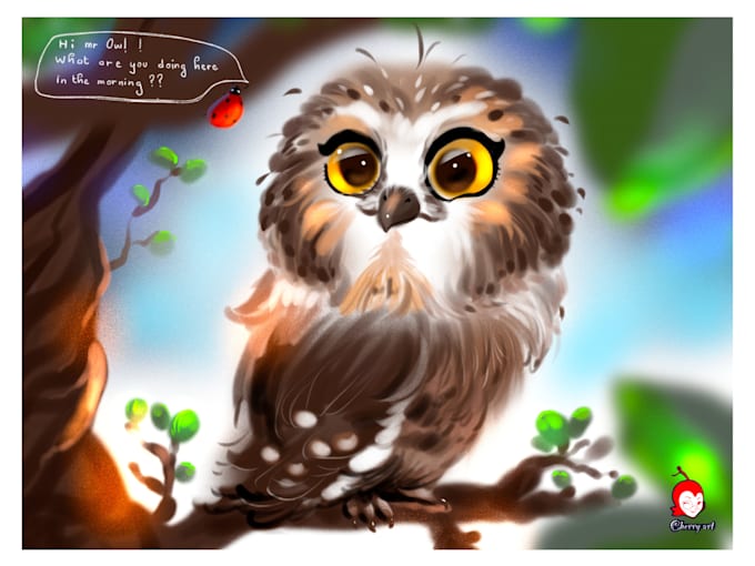 Create amazing book illustrations for your book by Cherry_art92 | Fiverr