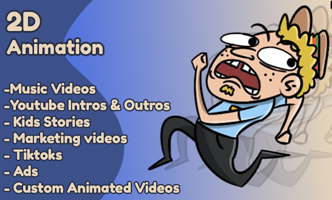 Animate anything , create 2d animated videos by Murducks | Fiverr