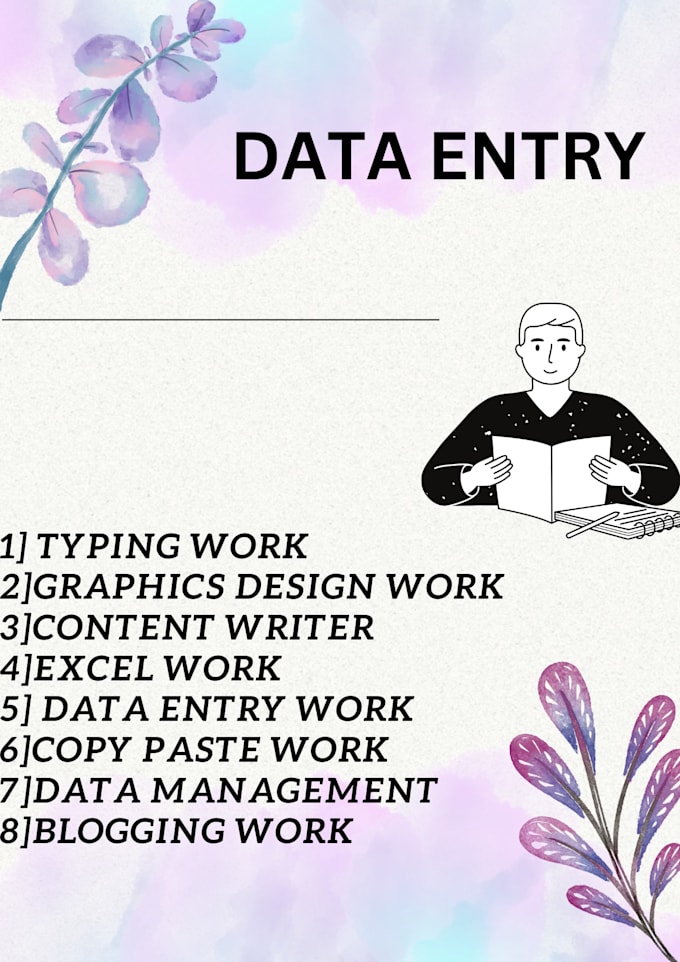 Do expert work on data entry, and graphic design by Patel_vidhi | Fiverr
