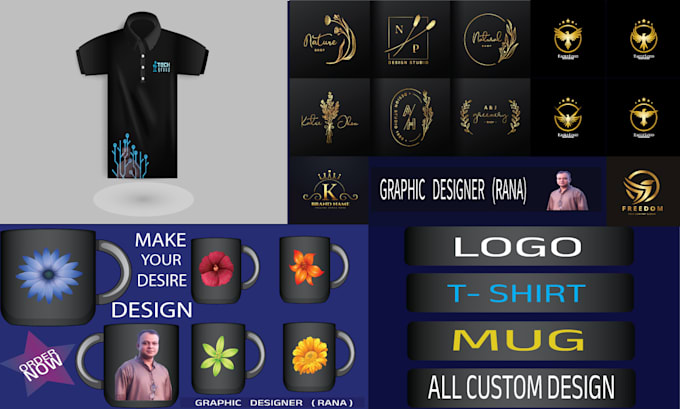 Create a custom logo t shirt mug design with the merchandise by ...