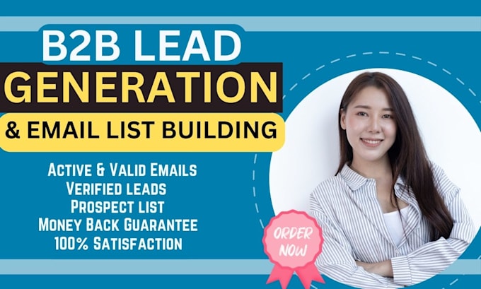 Do b2b lead generation, linkedin leads, prospect list building by Arifislam207 | Fiverr