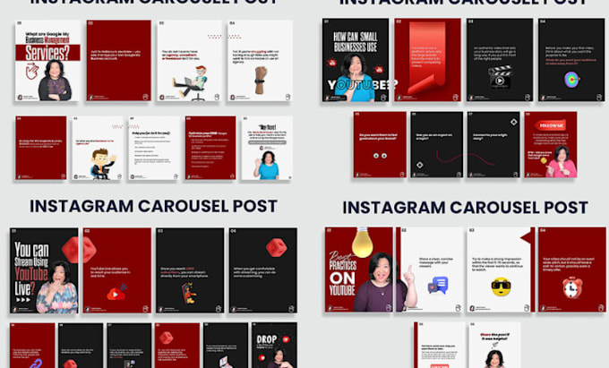 Design attractive carousel post for your instagram by Aqsa6956 | Fiverr
