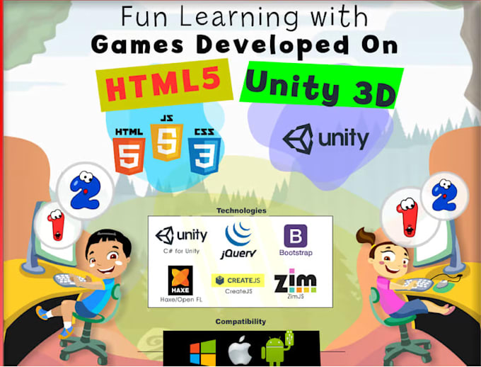 Create a 2d or 3d unity mobile games for android,ios and html5 by ...