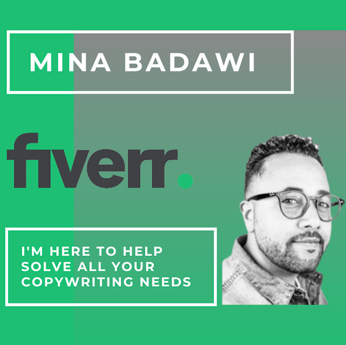 Solve All Of Your Copywriting Needs By Minabadawi Fiverr 