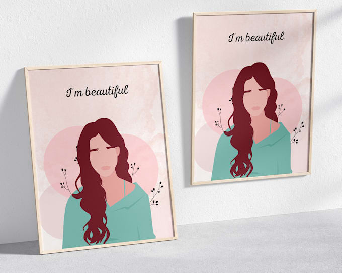 Digital mural i am beautiful 2023 by N_r2033 | Fiverr