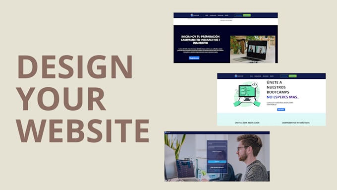 Web page design and backend by Josemontaez955 | Fiverr