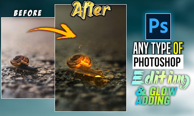 Do glow adding and realistic photoshop editing by Limonsheikh200 | Fiverr
