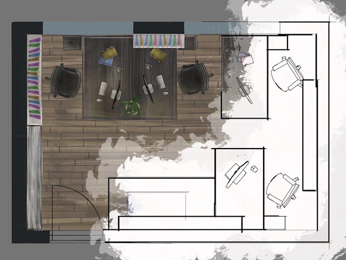 Draw a realistic visualization of the interior by Uamaariia | Fiverr