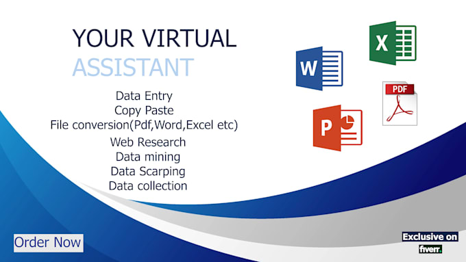 Be your virtual assistant for data entry by Mohim442 | Fiverr