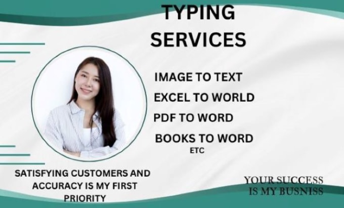 Do accurate extra fast typing job by Sameet987 | Fiverr Do accurate extra fast typing job by Sameet987 | Fiverr
