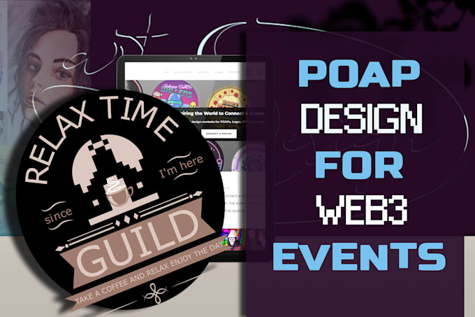 Create a personalized poap badge design for your events by Darivierart ...