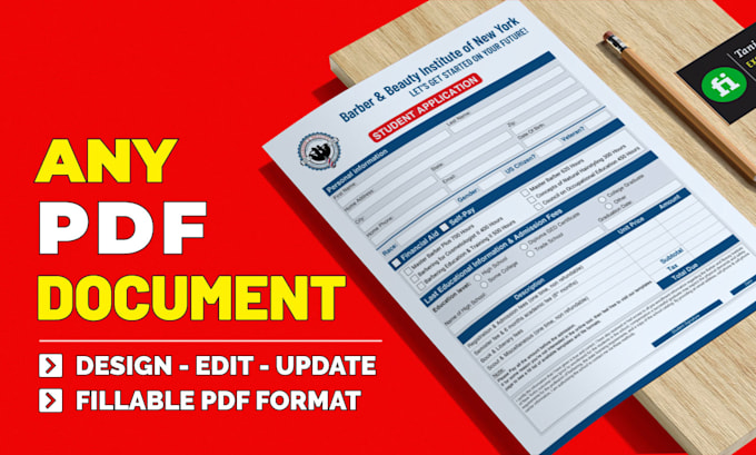 Design fillable pdf form, checklist, worksheet, and questionnaire form ...