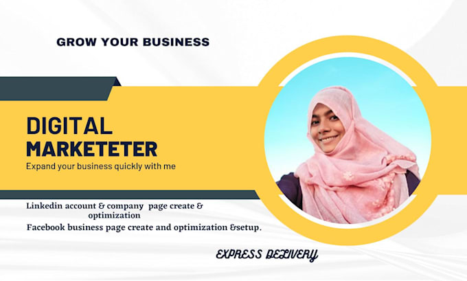 Create optimize professional social media accounts business fan pages ...