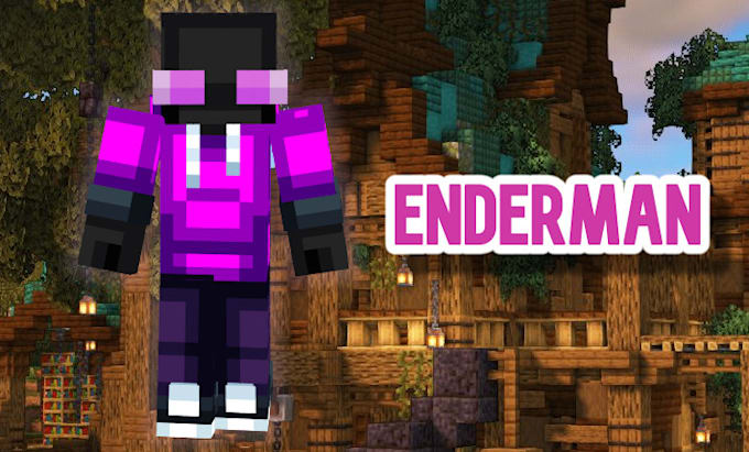 Make a custom minecraft skin in the hive style by Embersthename | Fiverr