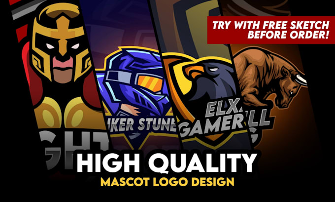 Create an awesome esport, gaming, twitch, mascot logo by ...