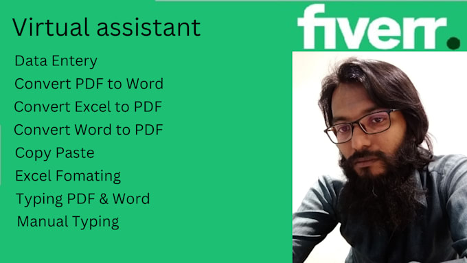 Manual data entry, typing work, copy paste, convert pdf to word, data ...