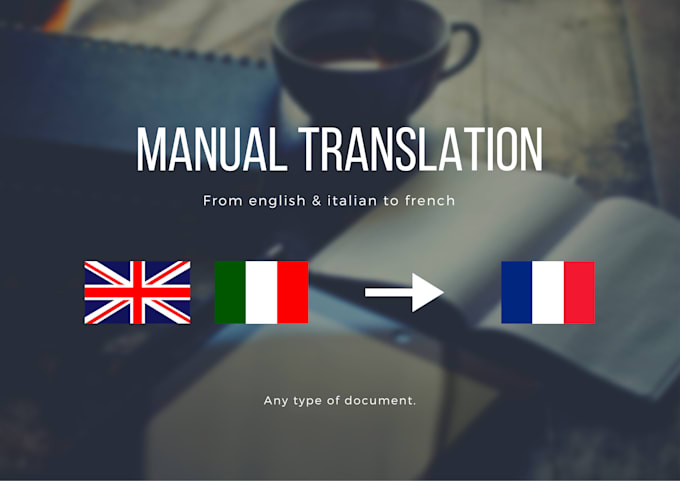 Translate any document from italian or english to french by Maerphen ...