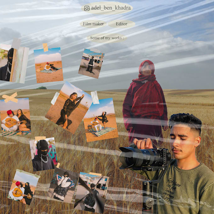 Create visual music video 5 minutes 30 minutes with lyrics by Adil_ben ...