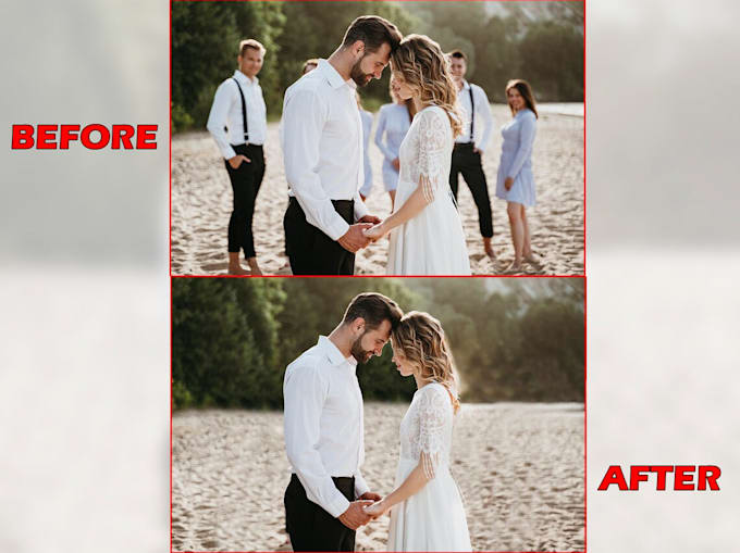 Add or remove person, objects, change background using photoshop by Srcristofer | Fiverr