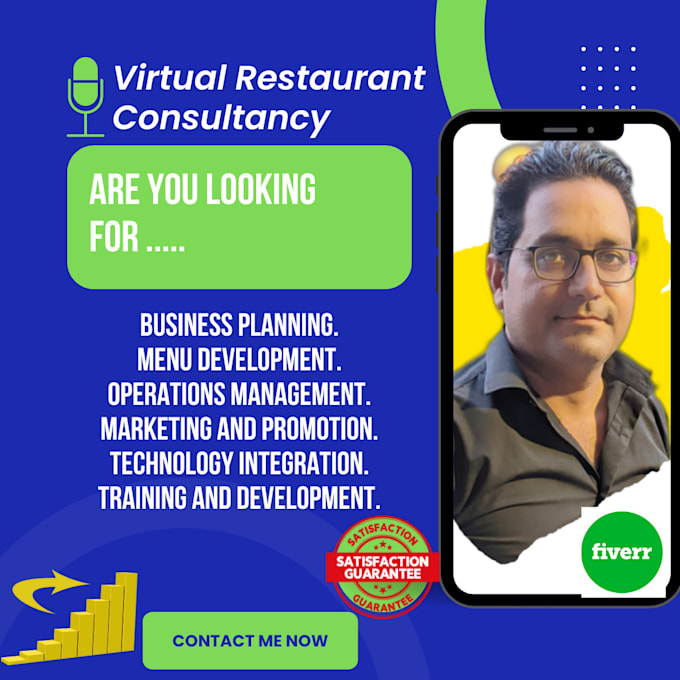 Provide virtual consultancy services for your restaurant by Kamran3100 | Fiverr