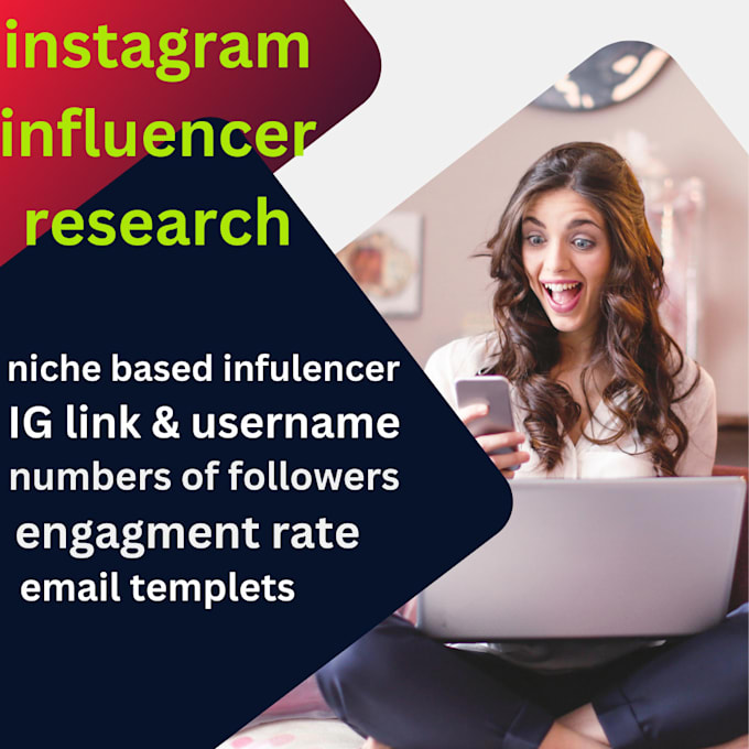 Do instagram influencer research, outreach, and management by Sulemankhank | Fiverr