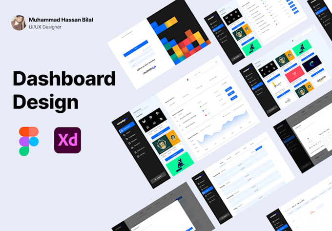 Design an attractive and user friendly admin dashboard by Hassanbilal520 | Fiverr