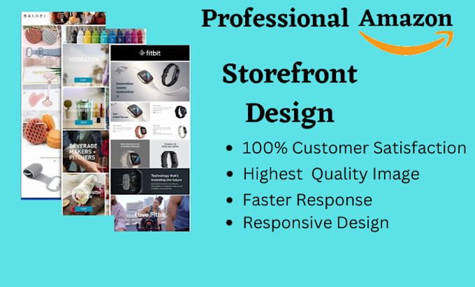 Create amazon storefront design or brand store by Aqsawahab342 | Fiverr