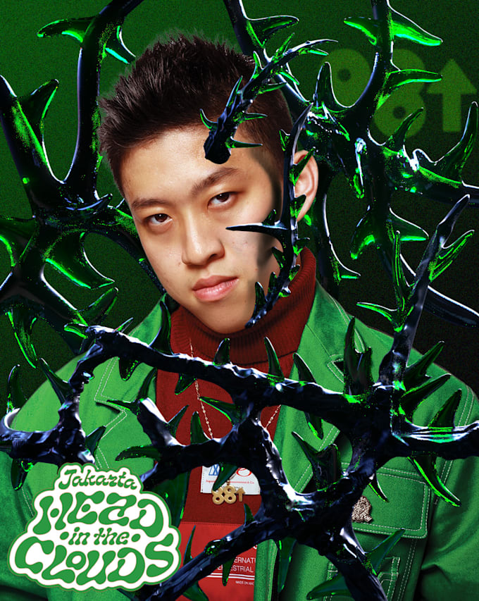 Chrome art typo, character design, nft art by Mezzo08 | Fiverr