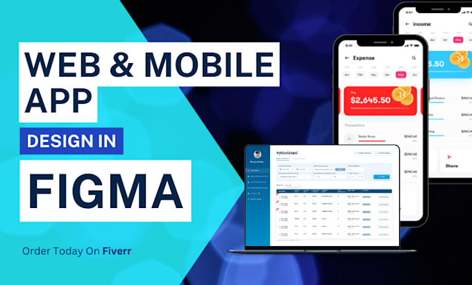 Design your web and mobile app in figma by Mvp_guru | Fiverr
