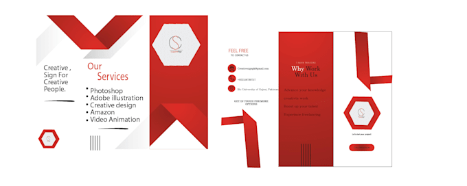 Expertly create a pamphlet, flyer, brochure, by Rjaliyashaheen | Fiverr