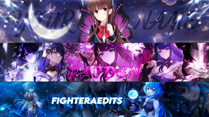 Design you anime or vtuber banner, header or wallpaper by Mrahmad2 | Fiverr