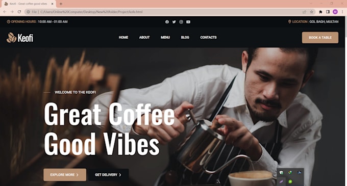 Do front end designing by Iqrashsiyal | Fiverr